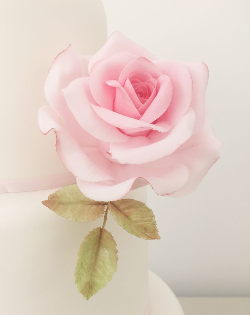Sugarcraft Rose Bud and Leaves - The Little Sugar Box